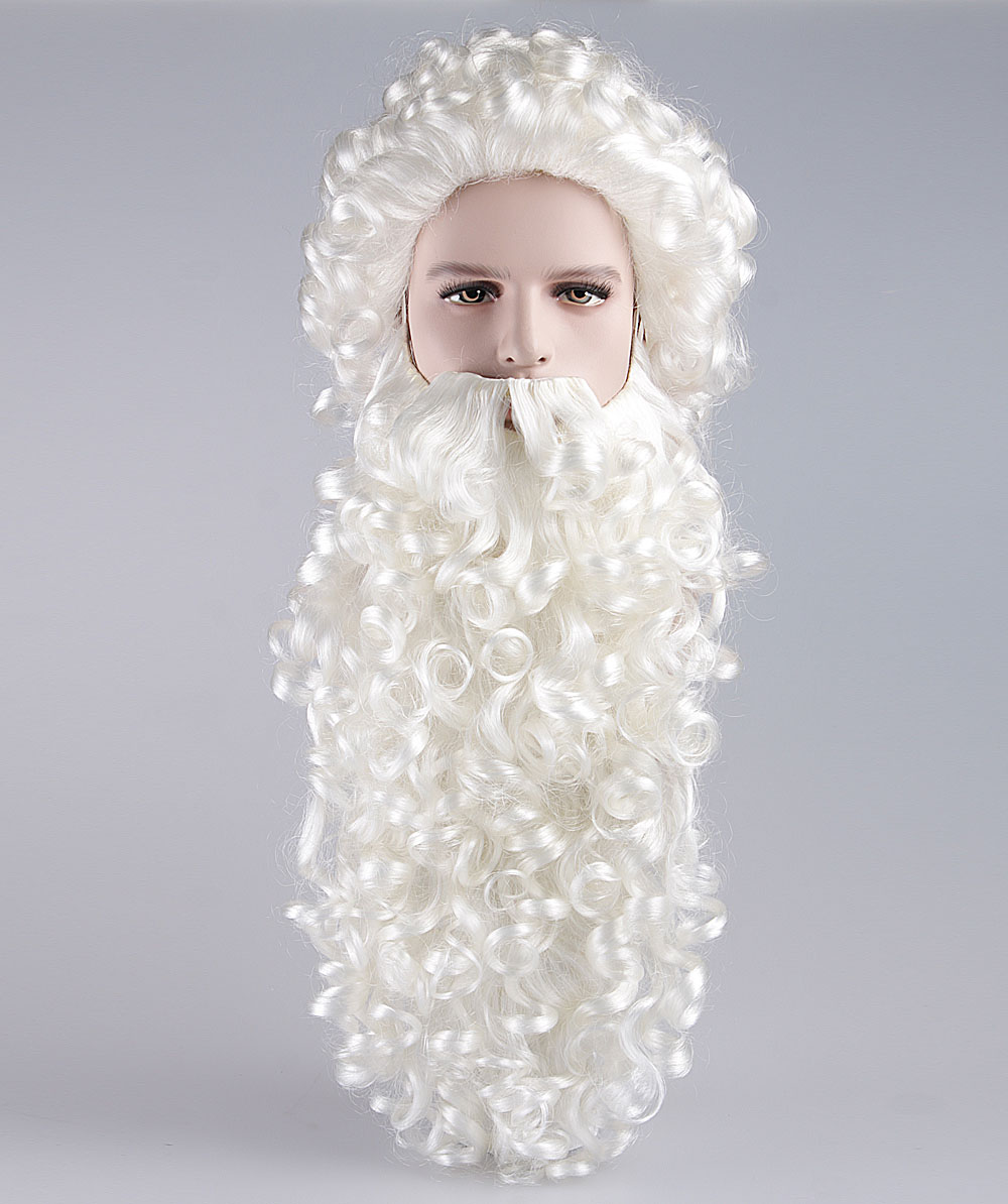 Super Long Santa Claus Wig and Beard Set Deluxe HX-009